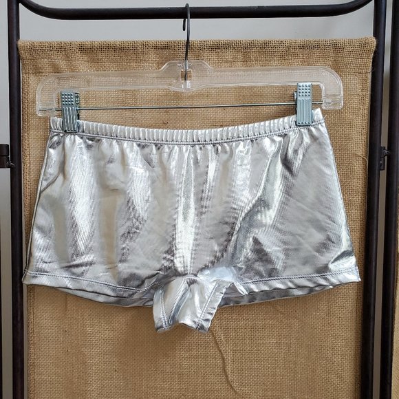 Spirit | Shorts | Nwot Spirit Halloween Shorts Silver Stretch | Poshmark